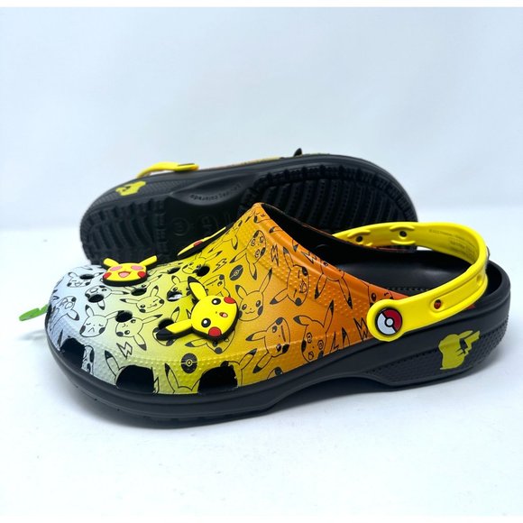CROCS | Shoes | Crocs X Pokemon Pikachu Classic Clog W Jibbitz Mens ...